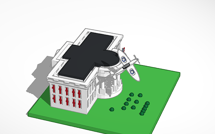 3D design White House Captured! USA Reforms | Tinkercad