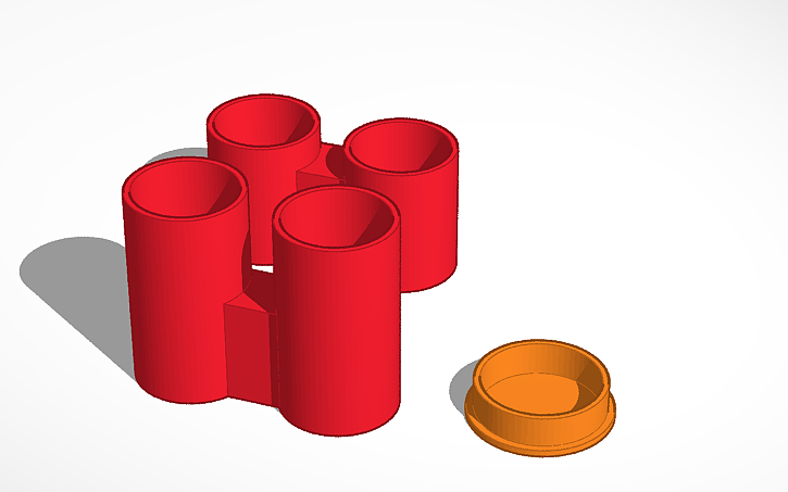 3D design Microscope Eyepiece Container - Tinkercad