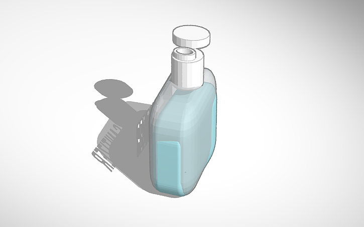 3D design hand sanitizer - Tinkercad