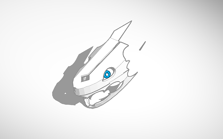 3D design Gaster blaster - Tinkercad