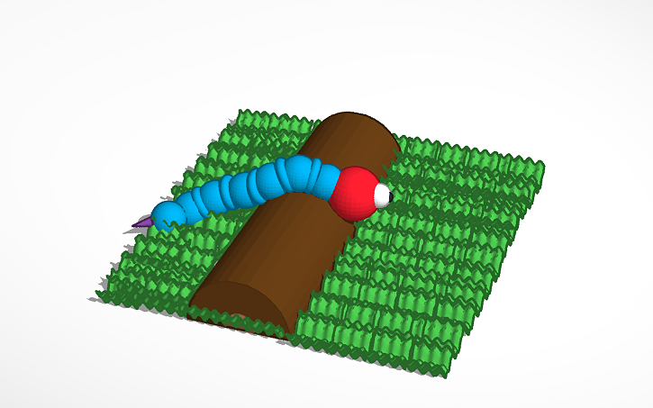 3D design Caterpillar dude | Tinkercad