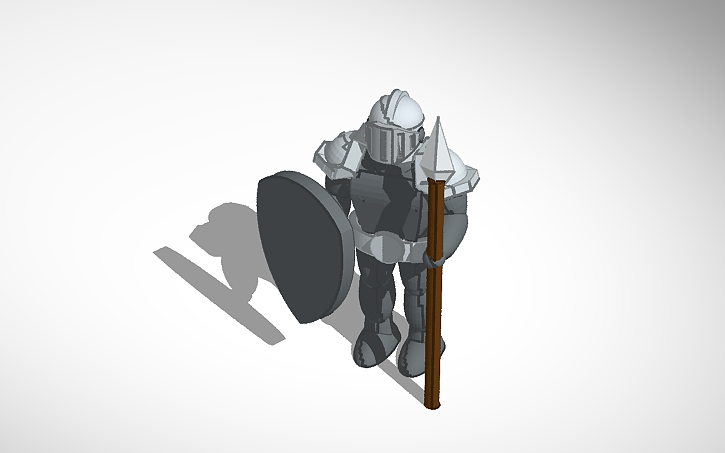 3D design knight - Tinkercad
