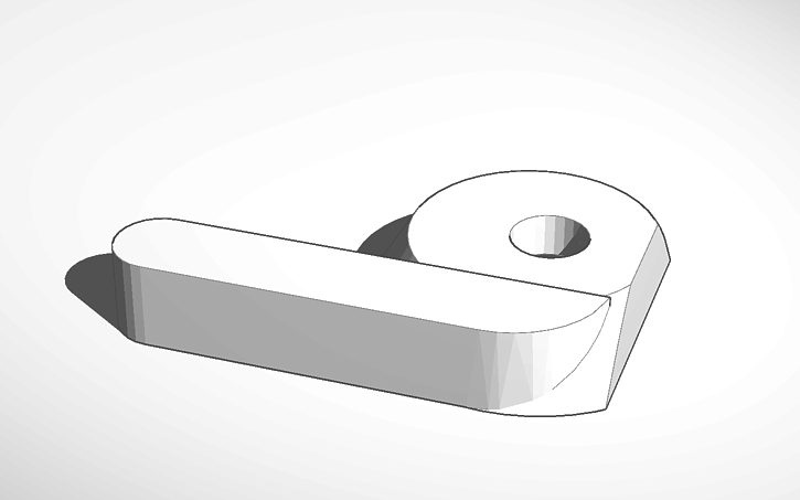 3D design Quick Release handle - Tinkercad