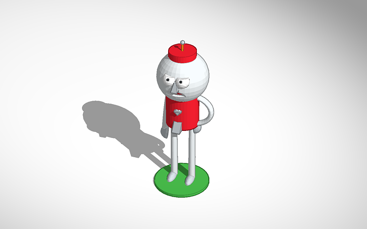 3D design Copy of BENSON - Regular show - Tinkercad