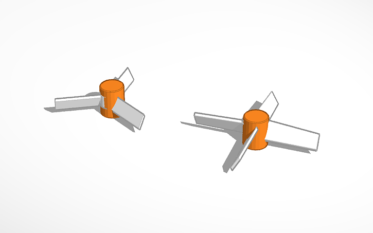 3D design Propellers - Tinkercad