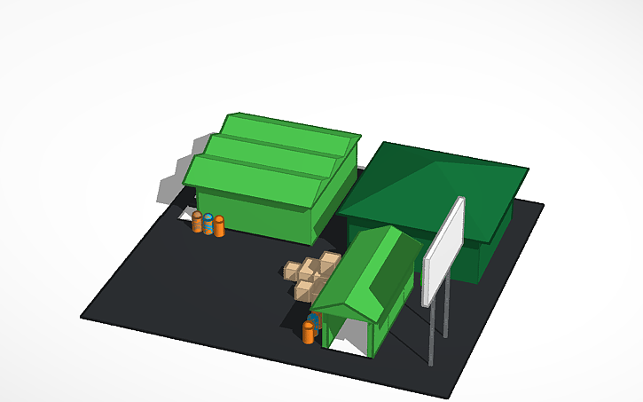 3D design recycle centre - Tinkercad