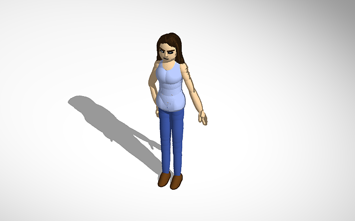 3D design Korra (Avatar) - Tinkercad