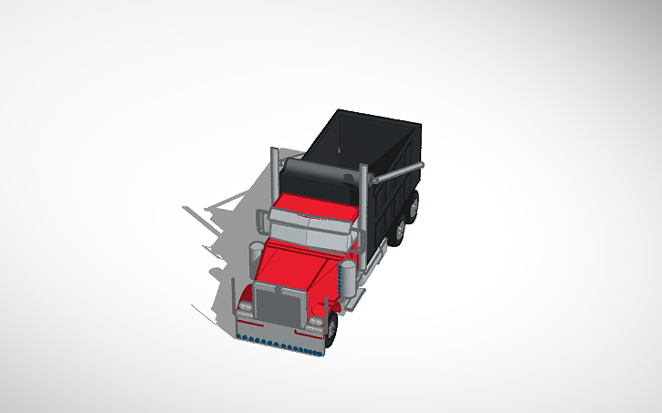 3D design Peterbilt 379 Dump Truck - Tinkercad