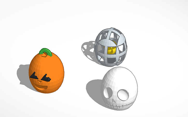 3D design Proyecto Halloween | Tinkercad