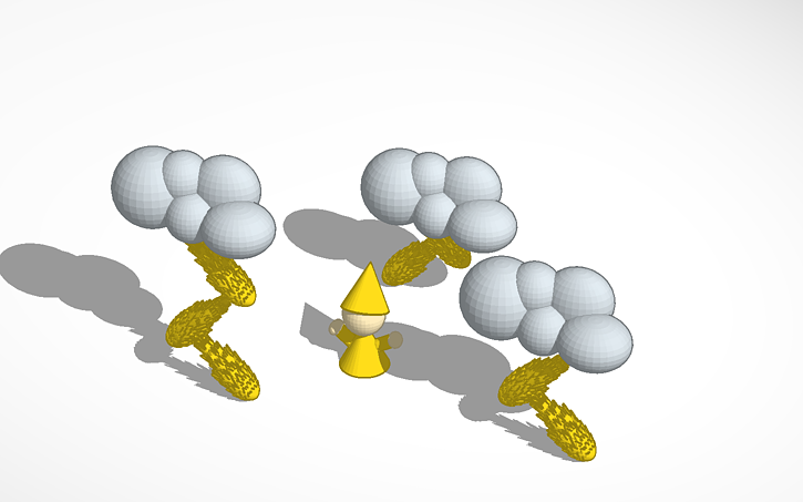 3D design the wizard of lightning | Tinkercad