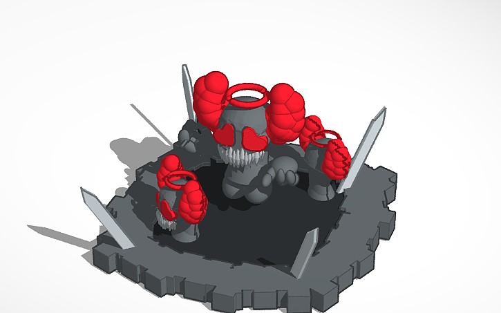 3D design Tricky phase 4- full skin | Tinkercad