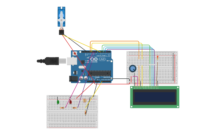 Circuit design Ambient room lighting Control | Tinkercad