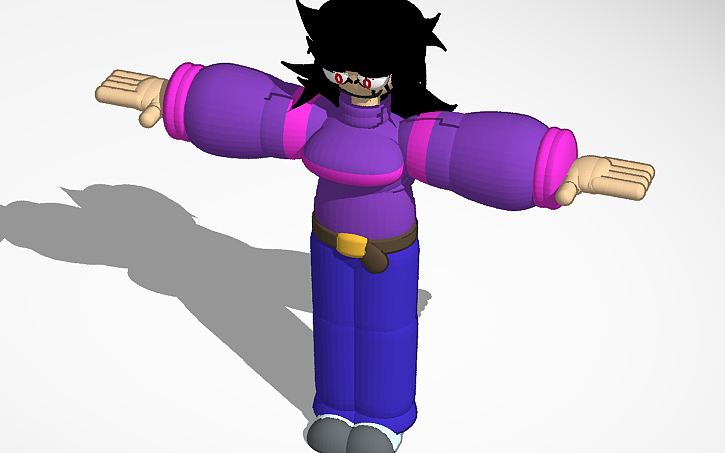 3D design Sarah(Needlemouse) - Tinkercad