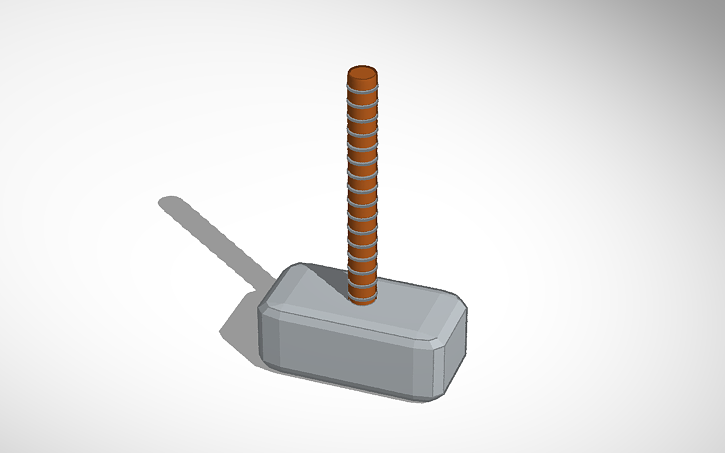 3D design Thors Hammer | Tinkercad