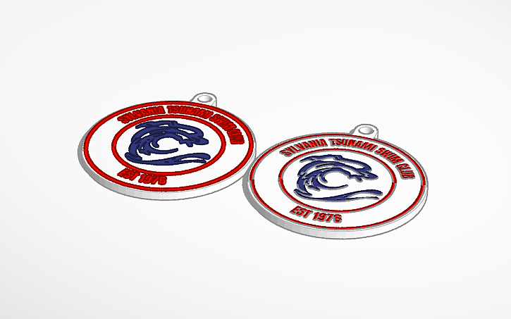 3D design bag tag tutorial & free tag - Tinkercad