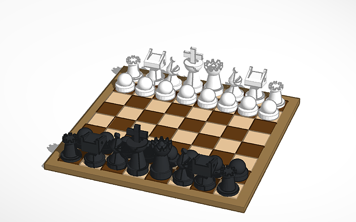3D design Play Chess | Tinkercad