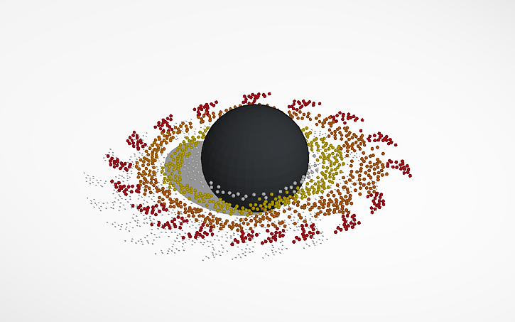 3D design BLack Hole - Tinkercad