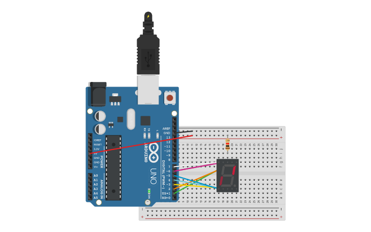 Circuit design COUNTDOWN CIRCUIT - Tinkercad