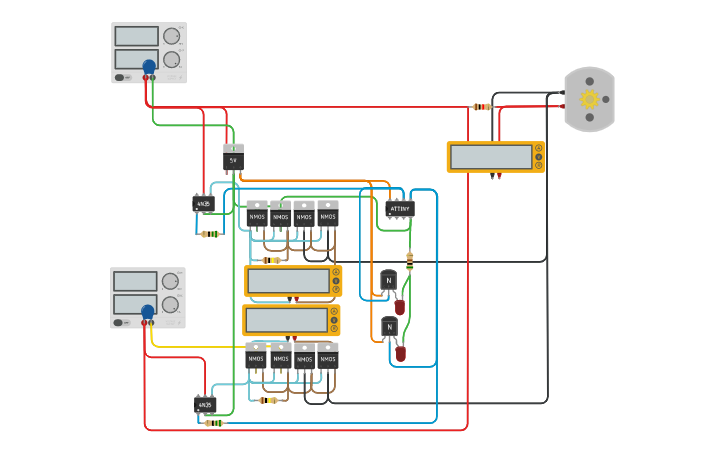 Circuit design Ground Separation - Tinkercad
