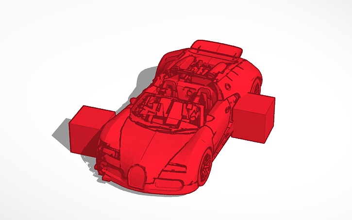 3D design Bugatti - Tinkercad