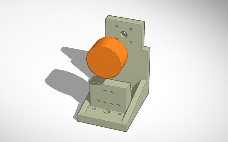 3D design Needle Mount - Tinkercad