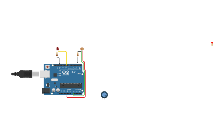Circuit Design Sensor De Luminosidade Tinkercad 