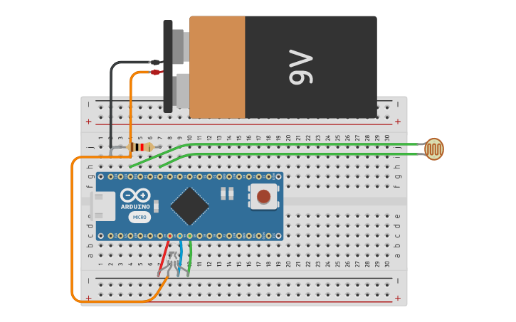 Circuit design Thermal Fader (Micro) | Tinkercad