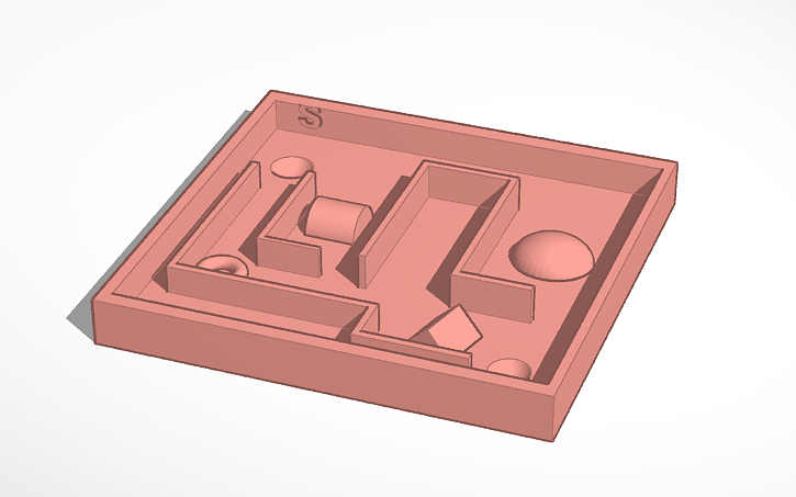 3D design Justus Evelin 5th grade maze | Tinkercad