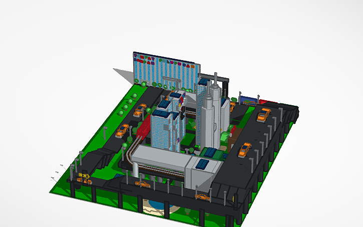 3D design Bandar Pintar Sktsp 7 - Tinkercad