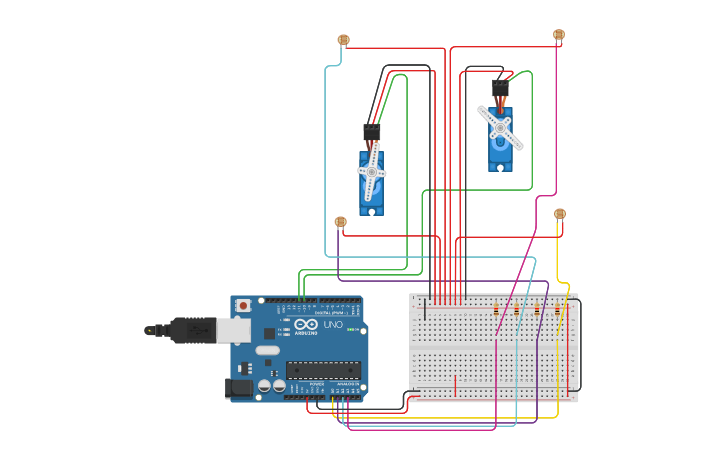 Circuit Design Solar Tracking Panel 101 Tinkercad