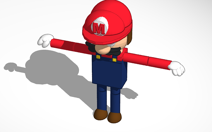 3D design Mario - Tinkercad