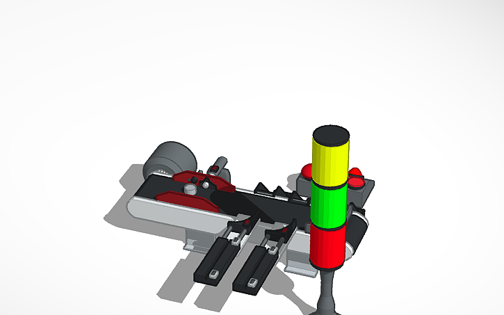 3D design conveyor sorting system - Tinkercad