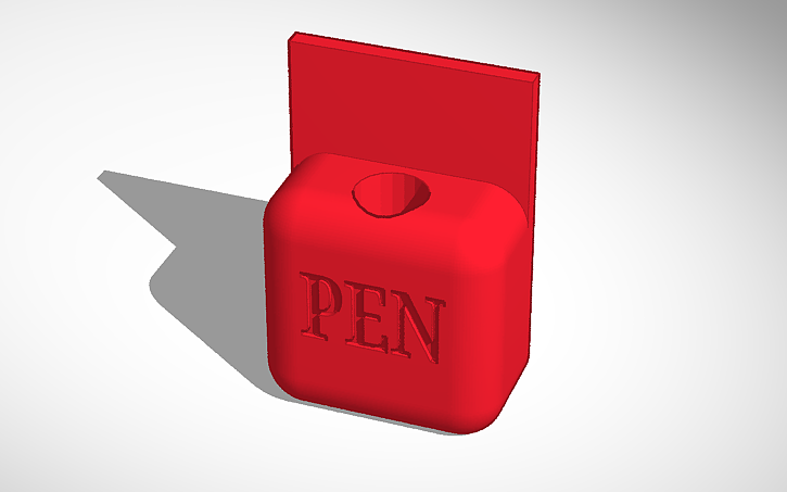 3D design pen holder | Tinkercad