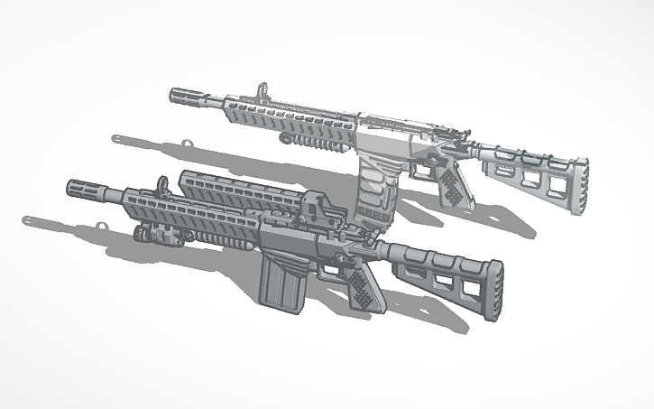 3D design Wagon's Winter Howler Heavy Assult Riffle Mk I Gen II - Tinkercad