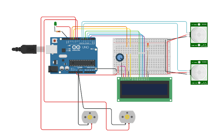 Circuit design 2019229-IoT Assignment - Tinkercad