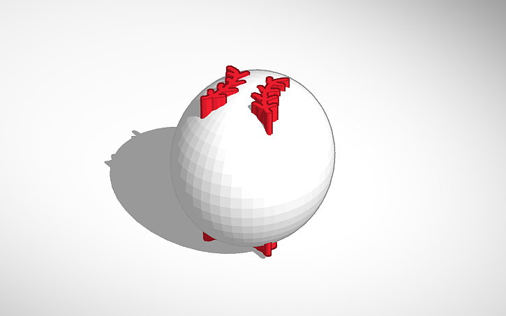 3D design baseball - Tinkercad