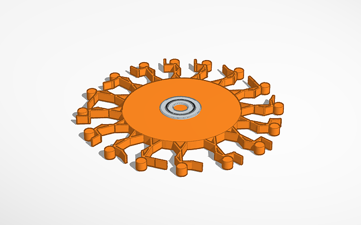 3D design Animation spinner - Tinkercad