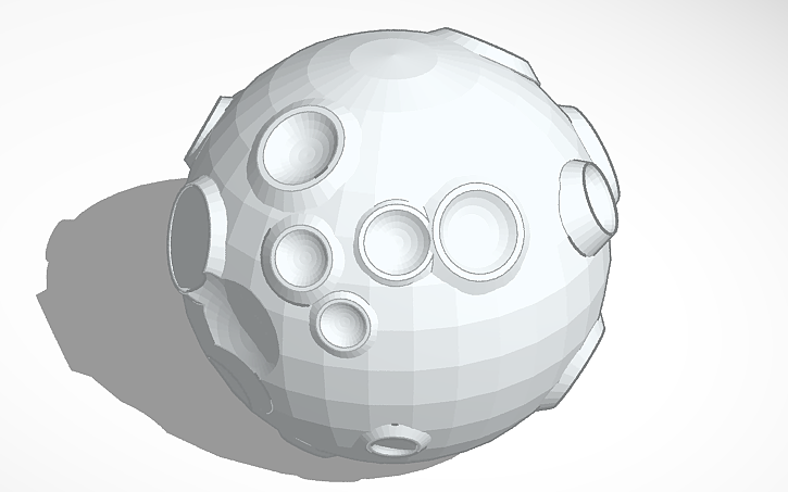 3d Design Luna Tinkercad