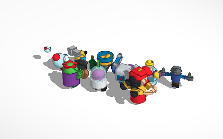 3D design brawl stars - Tinkercad