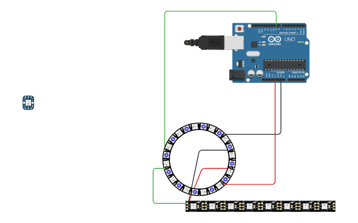Circuit design arc reactor with custom written functions best | Tinkercad