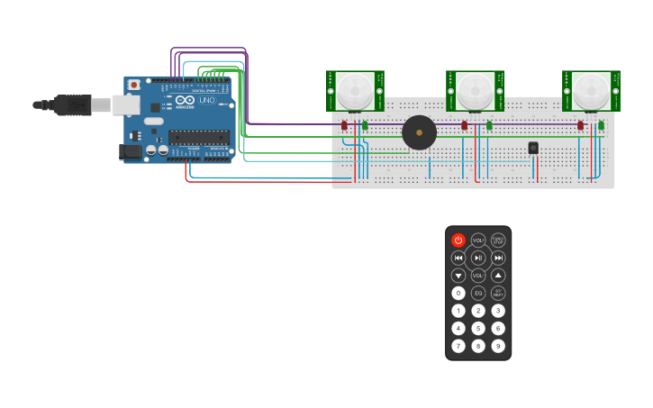 Circuit design alarm | Tinkercad