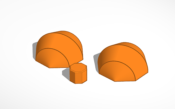 3D design Octagonal Sphericon - Tinkercad