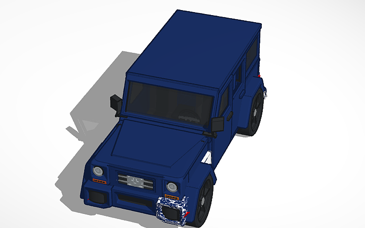 3D design Mercedes Benz G Wagon - Tinkercad