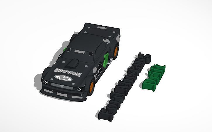 3d Design Ford Mustang Drift Tinkercad