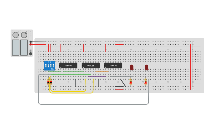 Circuit design ejercicio 3 - Tinkercad