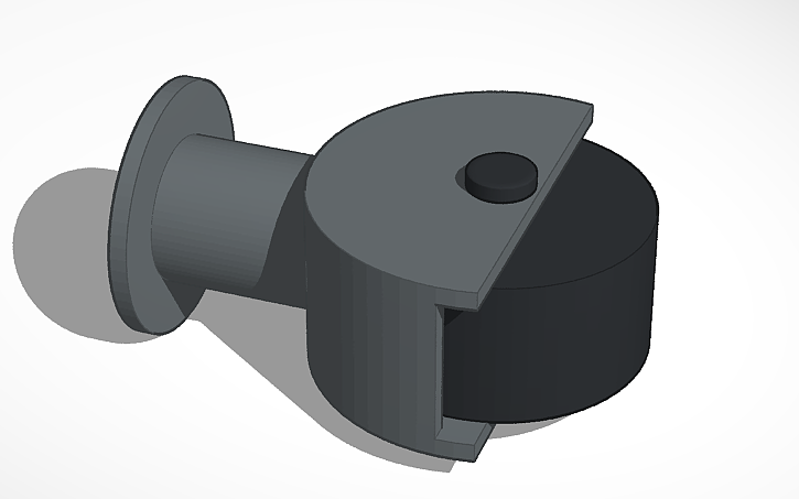 3D design dolly wheel - Tinkercad