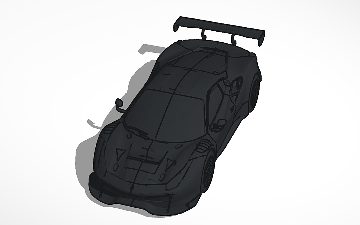 3D design Ferrari 448 Racing - Tinkercad