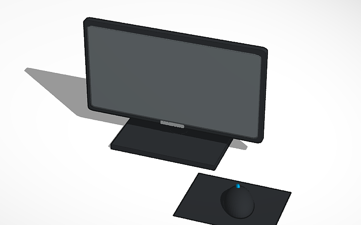 3D design Gaming Monitor - Tinkercad