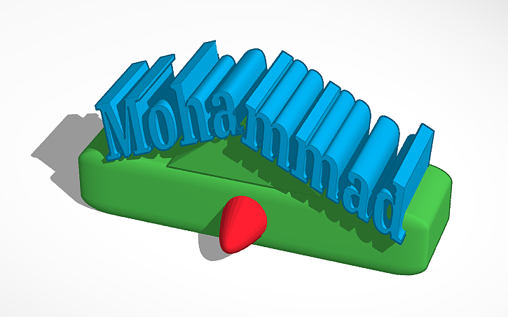 3D design 3D Name | Tinkercad