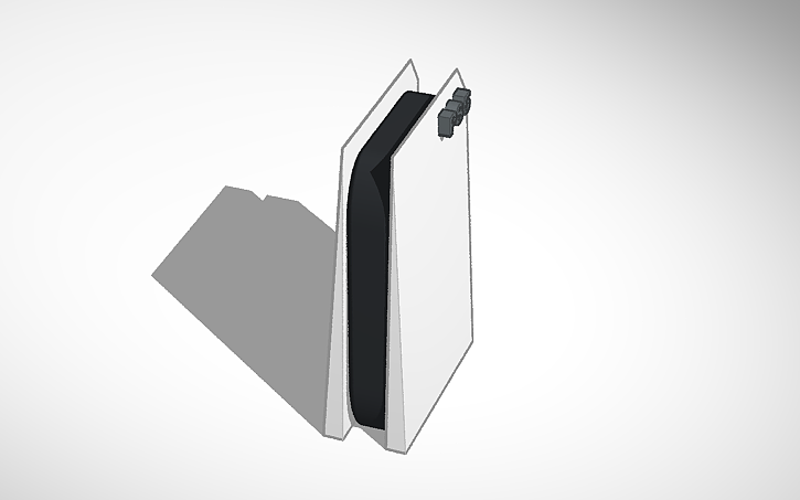 3D design PS5 - Tinkercad